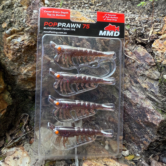 MMD Pop Prawns 75mm – fishin.com.au